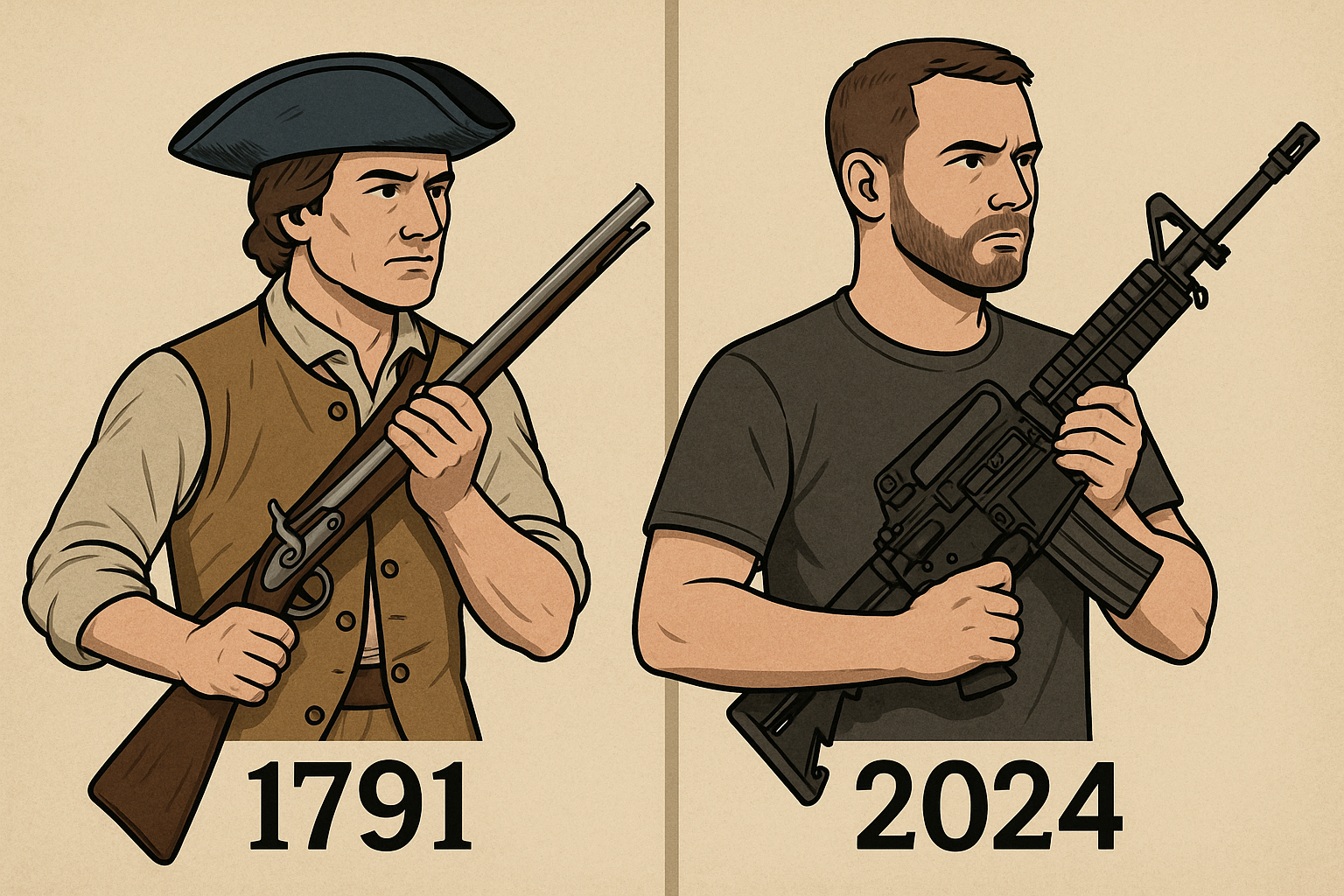 The Second Amendment: From Militias to Modern Firearms – The Humane Herald